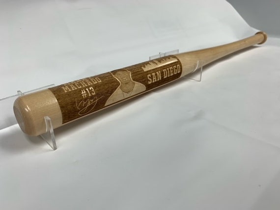 Manny Machado Wood Baseball Bat Laser Engraved Features | Etsy
