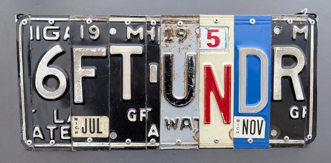 Six Feet Under License Plate Sign - Etsy