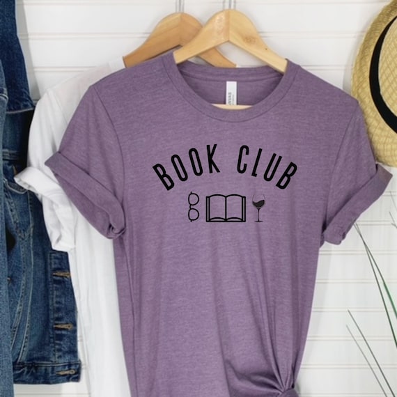 Book Club Tee Shirt Book Work Shirt Girls Book Club Shirt - Etsy