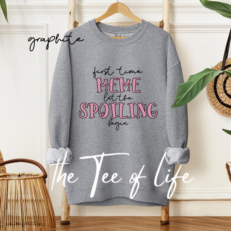 First Time Meme Pink Glitter Sweatshirt, First Time Meme Crewneck, 1st ...