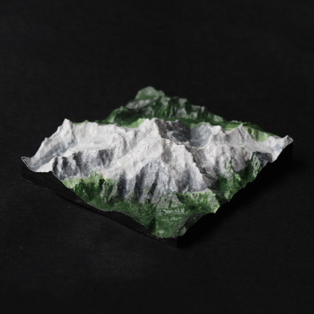 Custom 3D Printed Topographical Maps - Etsy UK