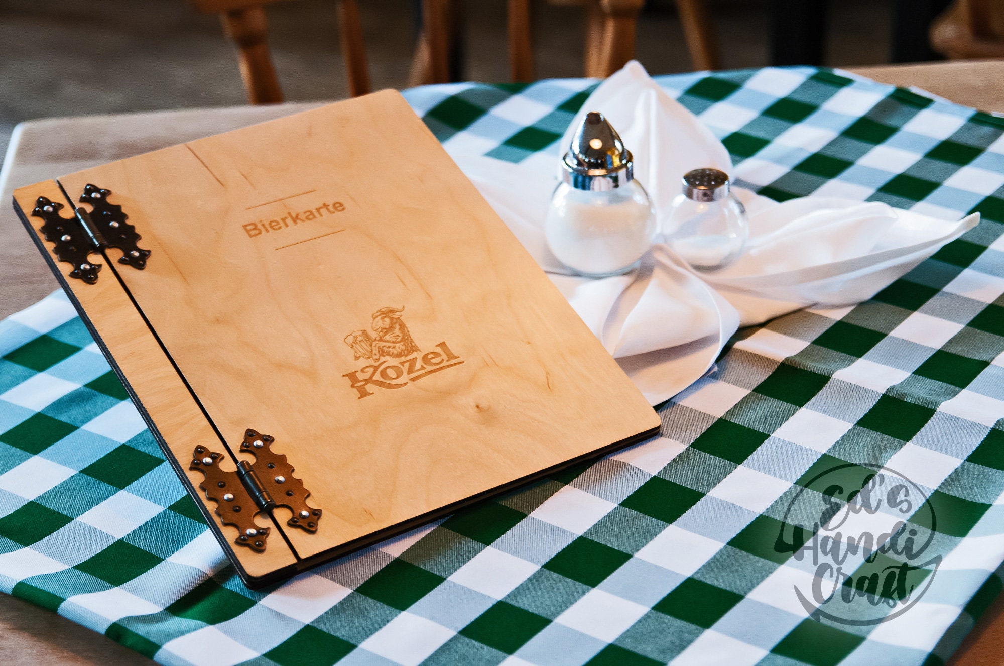 Handmade Wooden Menu for Cafes and Restaurants, Bars, Hotels, Pubs ...