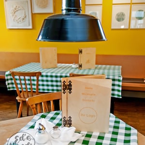 Handmade Wooden Menu for Cafes and Restaurants, Bars, Hotels, Pubs ...