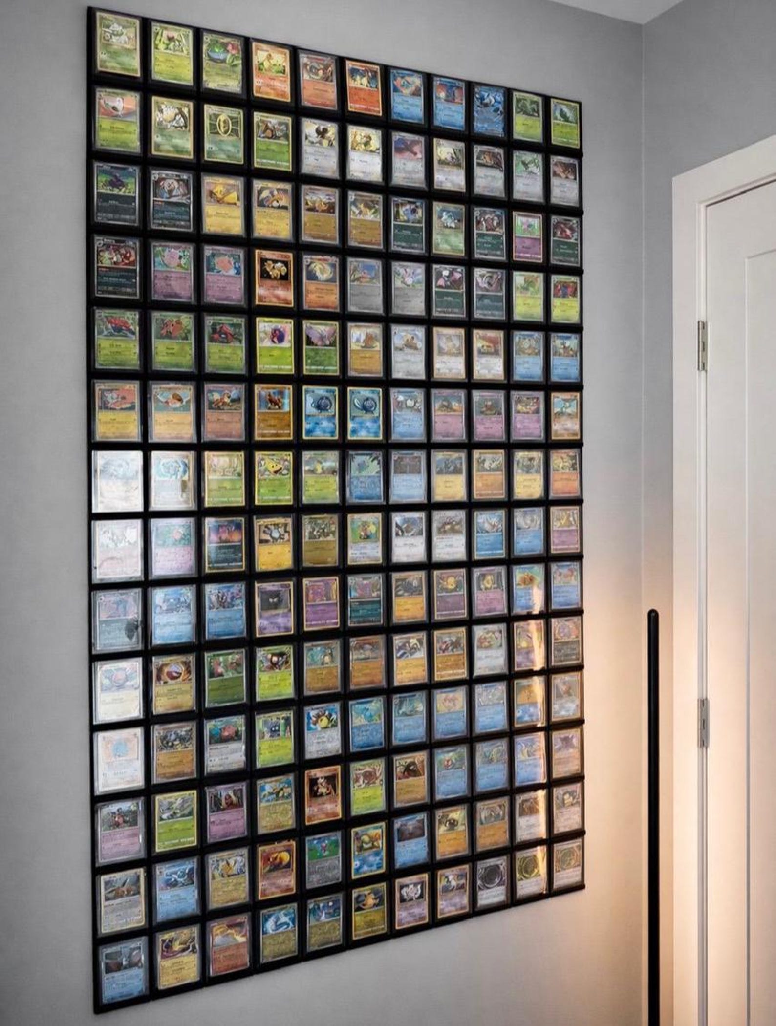 Modular Pokémon Card Wall Display | Snap Together Card Frame System ...