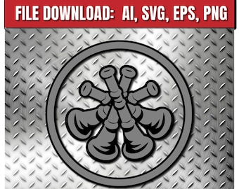 Fire Department Battalion Chief/ District Chief Bugles SVG | Etsy