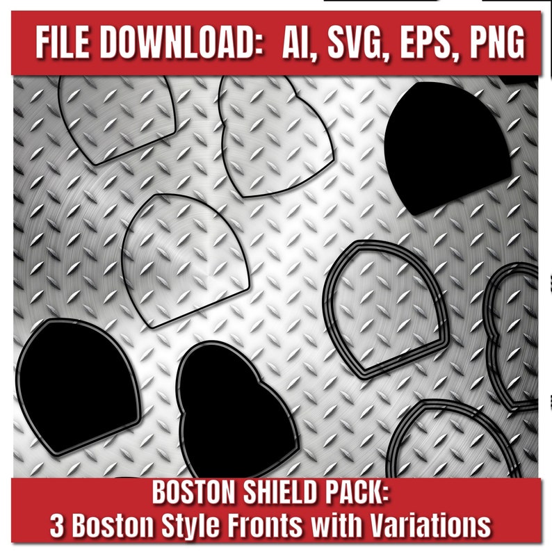 Boston Style Fire Helmet Shield Pack - Etsy