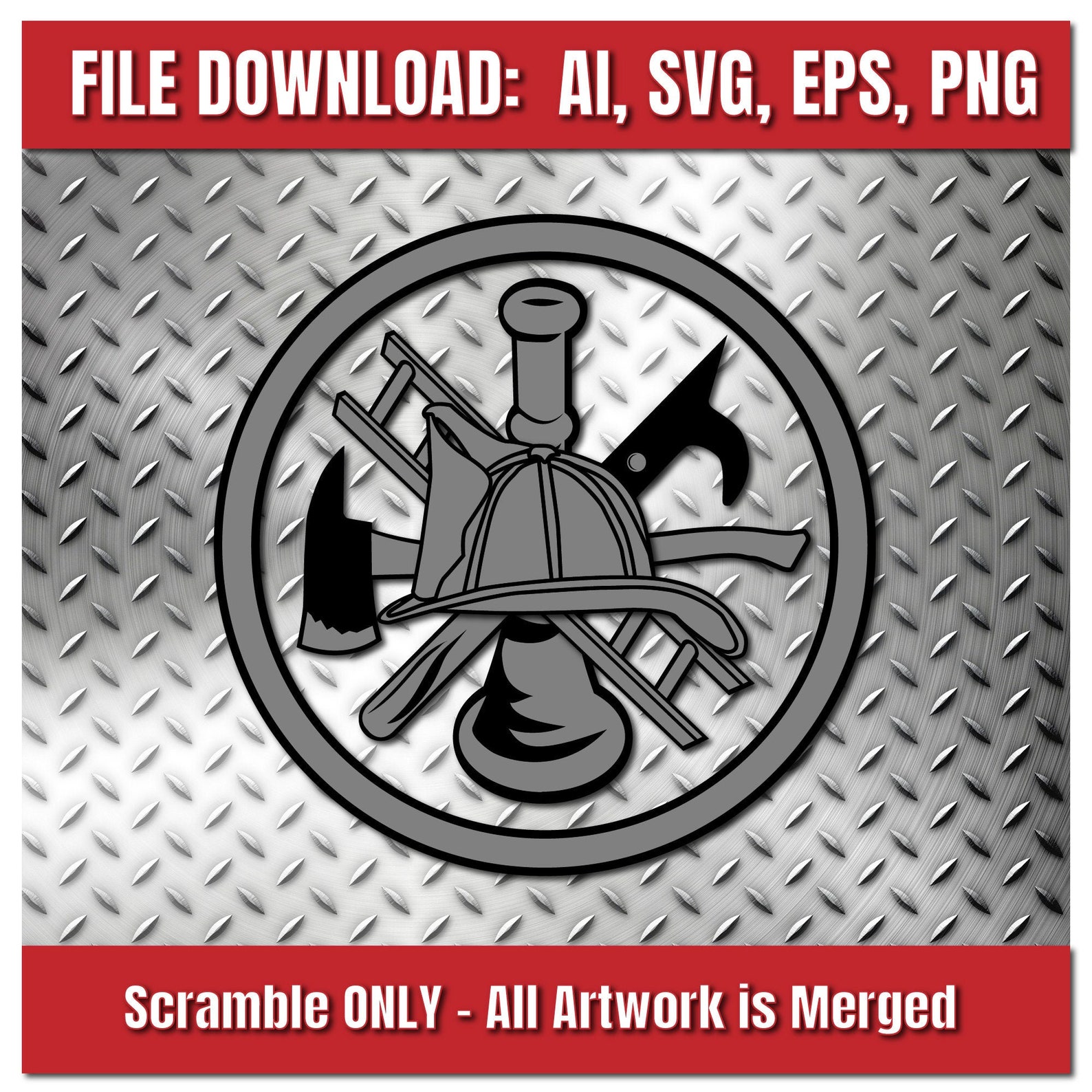 Fire Department Scramble (single Image) - Etsy