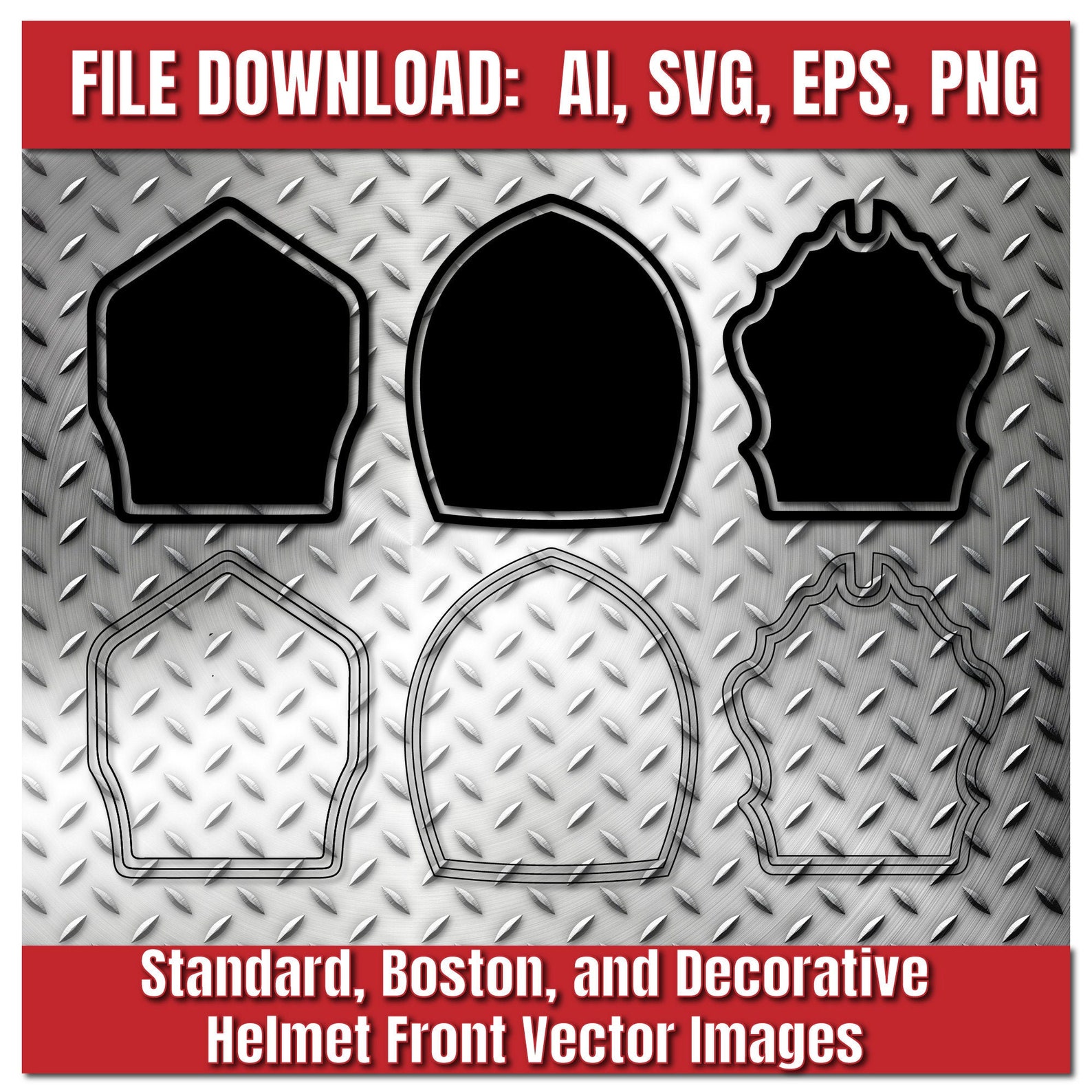 Fire Department Helmet Shield Vector Pack - Etsy
