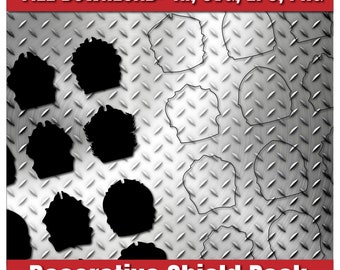 Fire Dept Helmet Shield .svg - Etsy