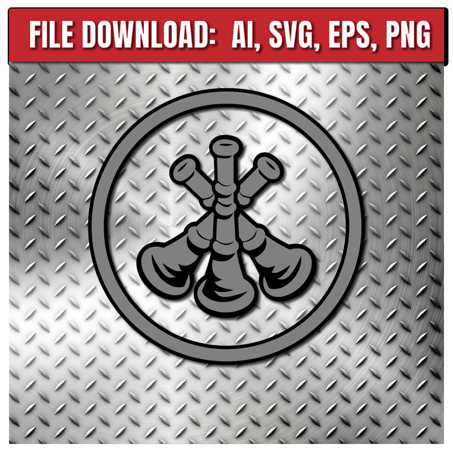 Fire Department Deputy Chief Bugles SVG - Etsy