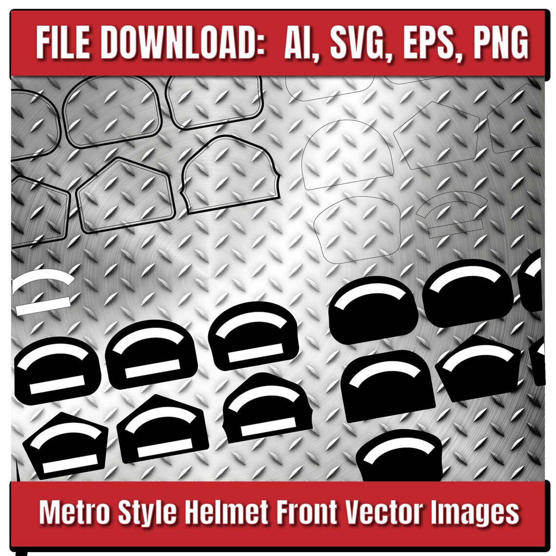 Fire Department Metro Style Helmet Shield Vector Pack - Etsy