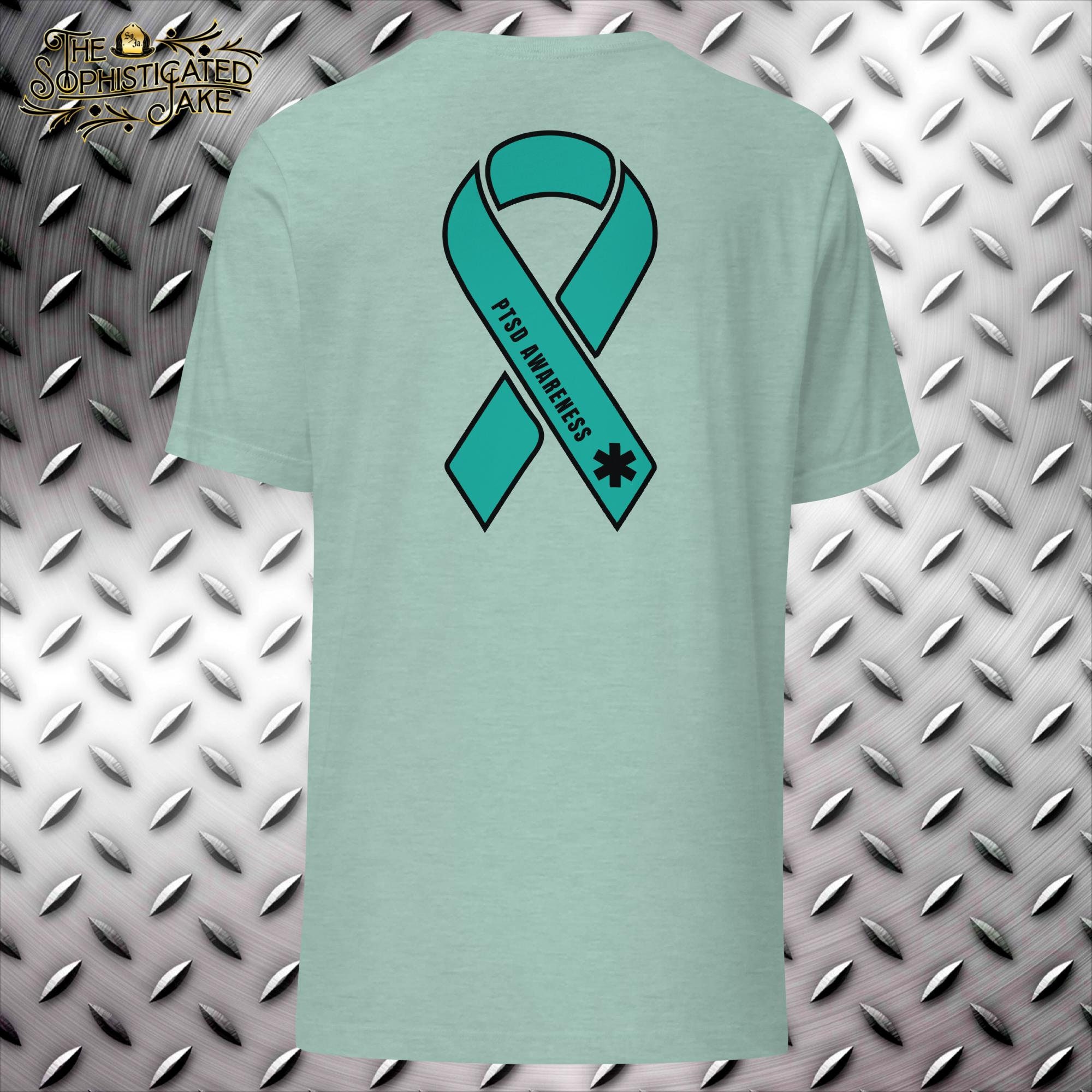 Star of Life EMS PTSD Mental Health Awareness Ribbon T-shirt - Etsy