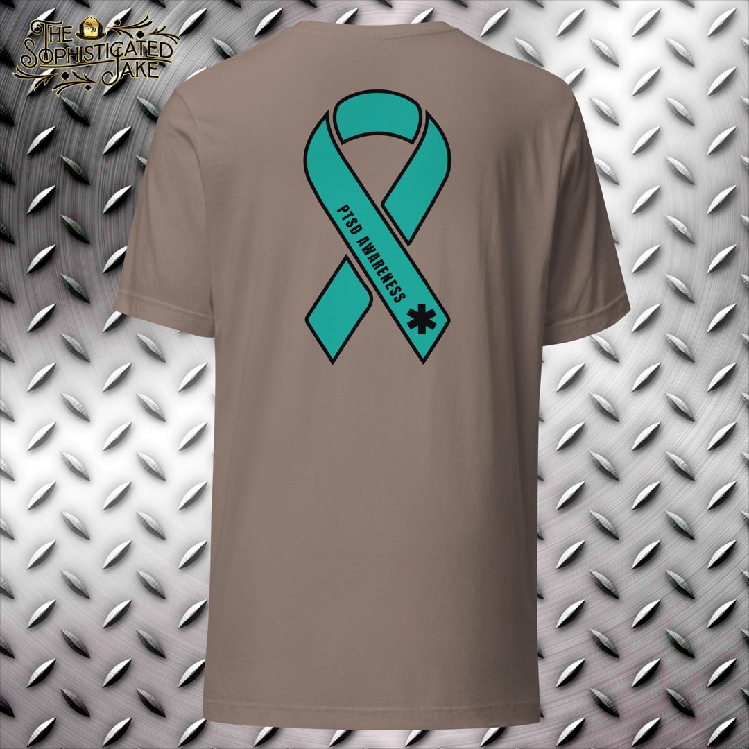 Star of Life EMS PTSD Mental Health Awareness Ribbon T-shirt - Etsy