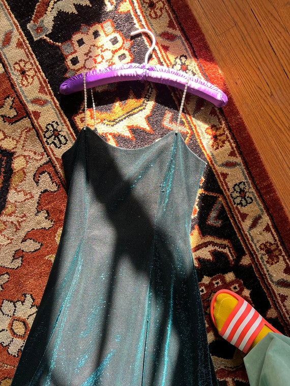 Y2k Iridescent Prom Dress / Scott McClintock - Gem