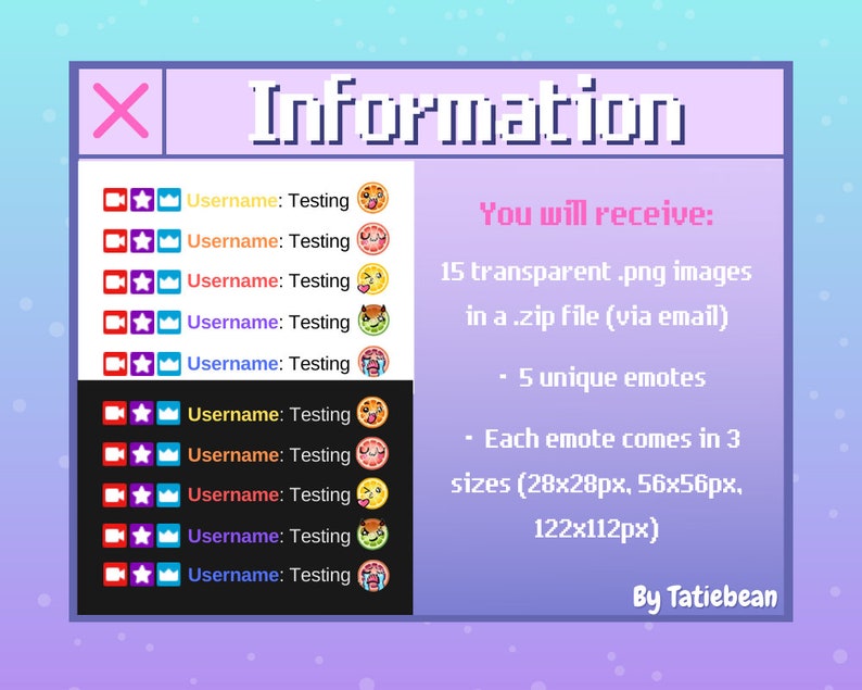 Cute Citrus Emote Pack for Twitch Streamers - Etsy