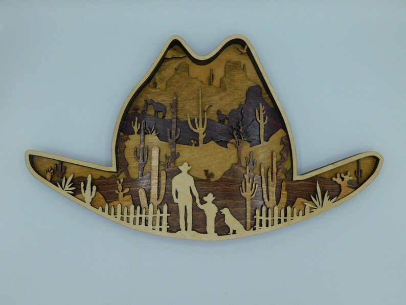3D Cowboy Hat Wall Hanging Etsy 3D Cowboy Hat Wall Hanging Etsy