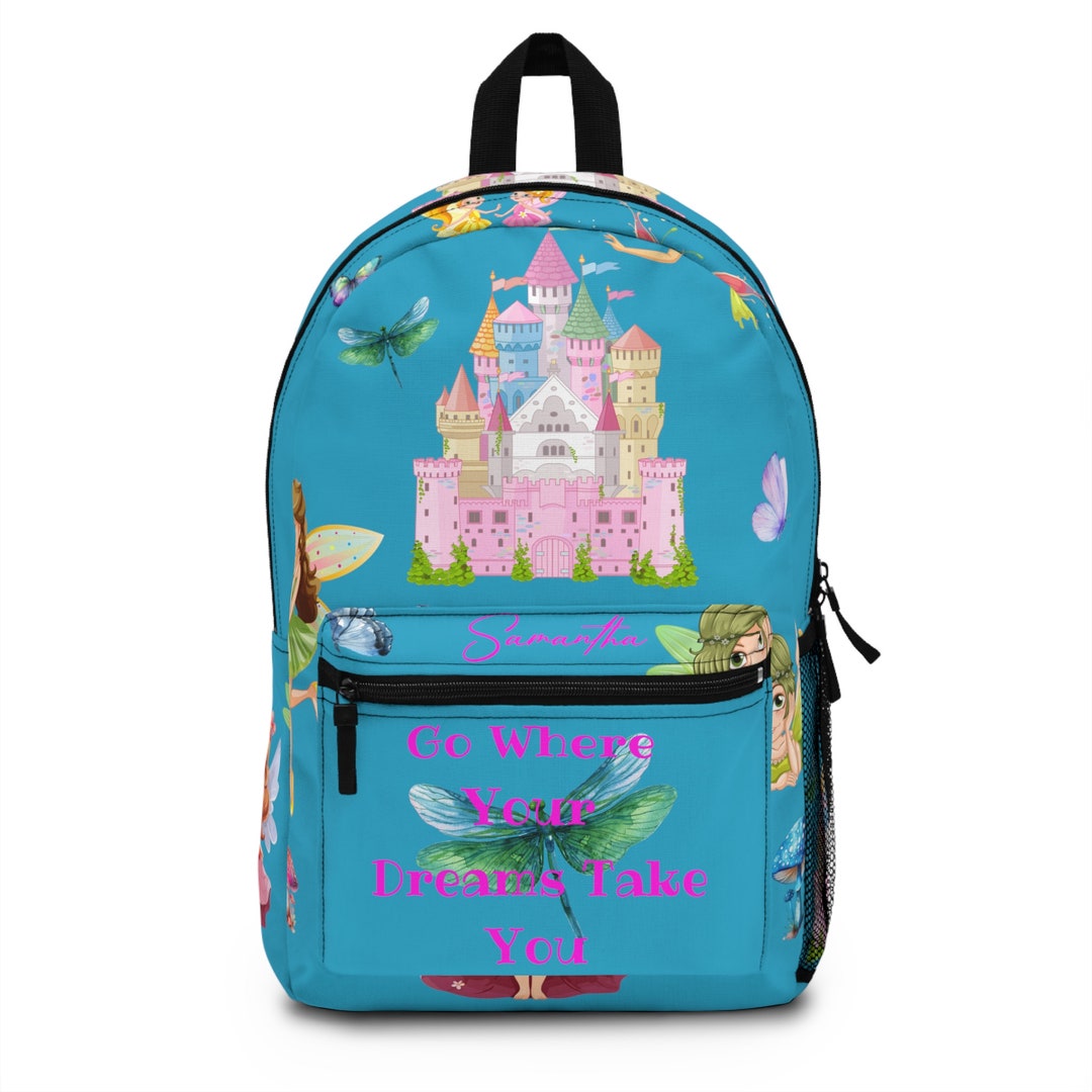 Personalized Girls Fairies and Butterfly's Back to School Backpack ...