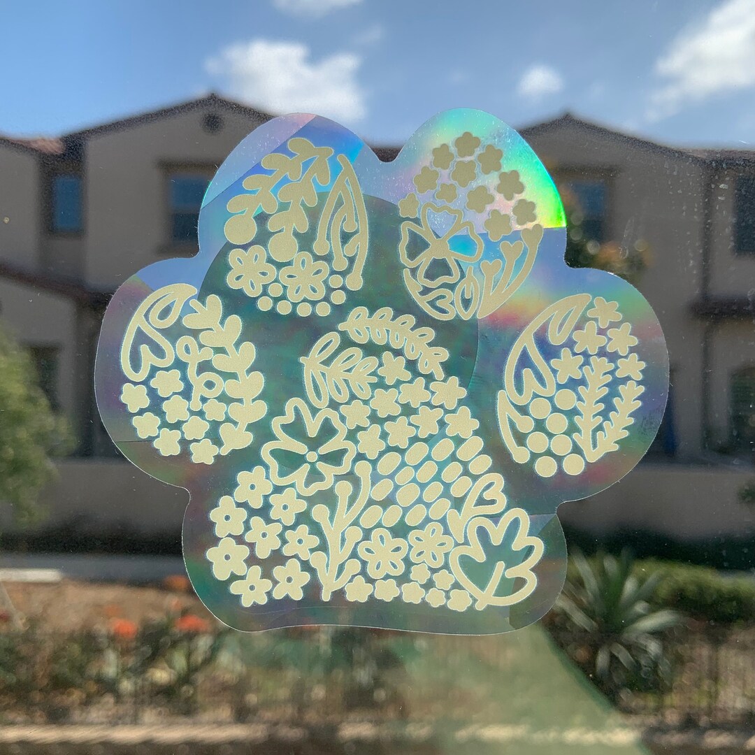 SUNCATCHER Sticker, Sun Catcher Sticker, Rainbow Suncatcher Stickers ...