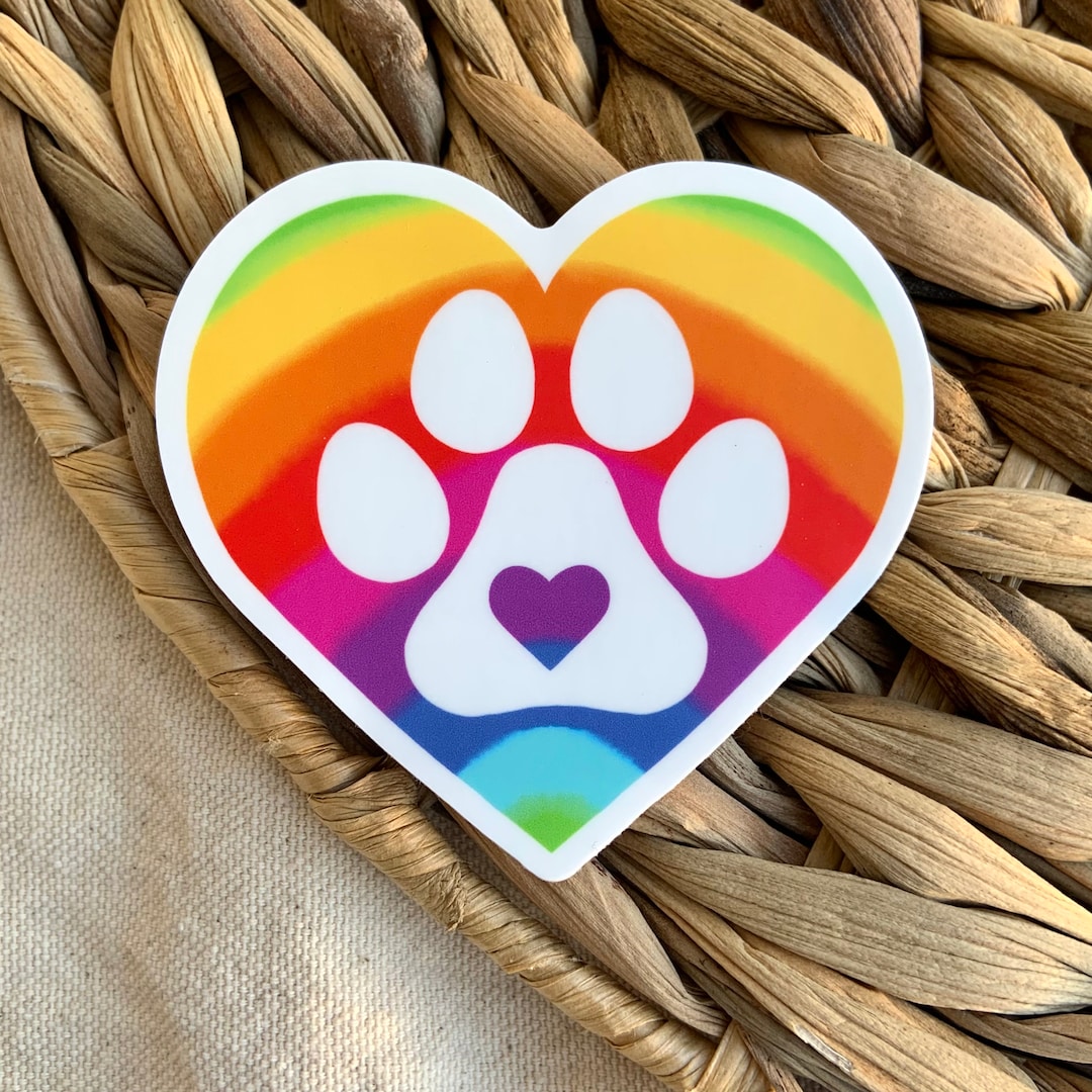 Rainbow Bridge Sticker, Rainbow Bridge Stickers, Dog Sticker, Dog ...