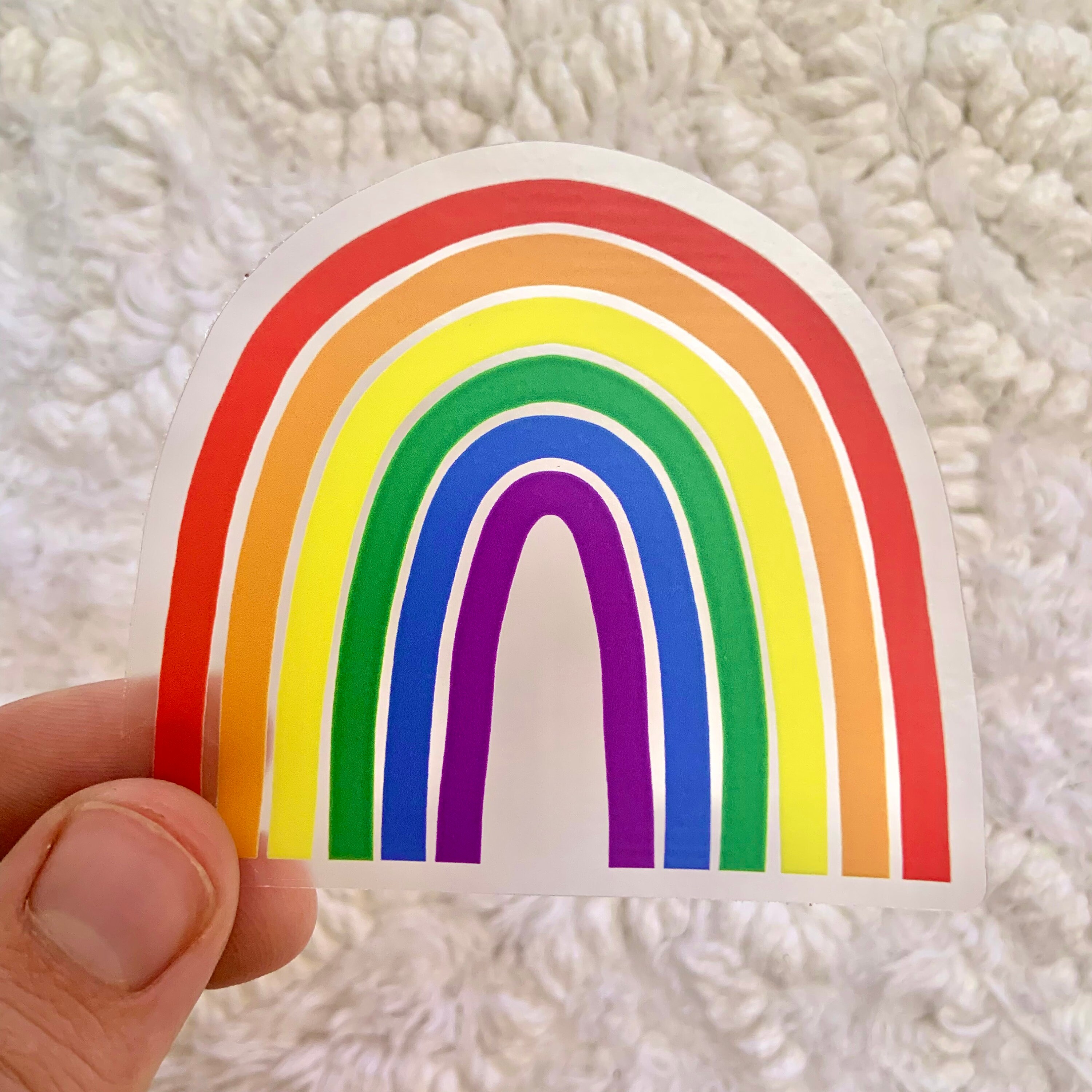 Vinyl Stickers Clear Sticker Rainbow Sticker Hydroflask - Etsy