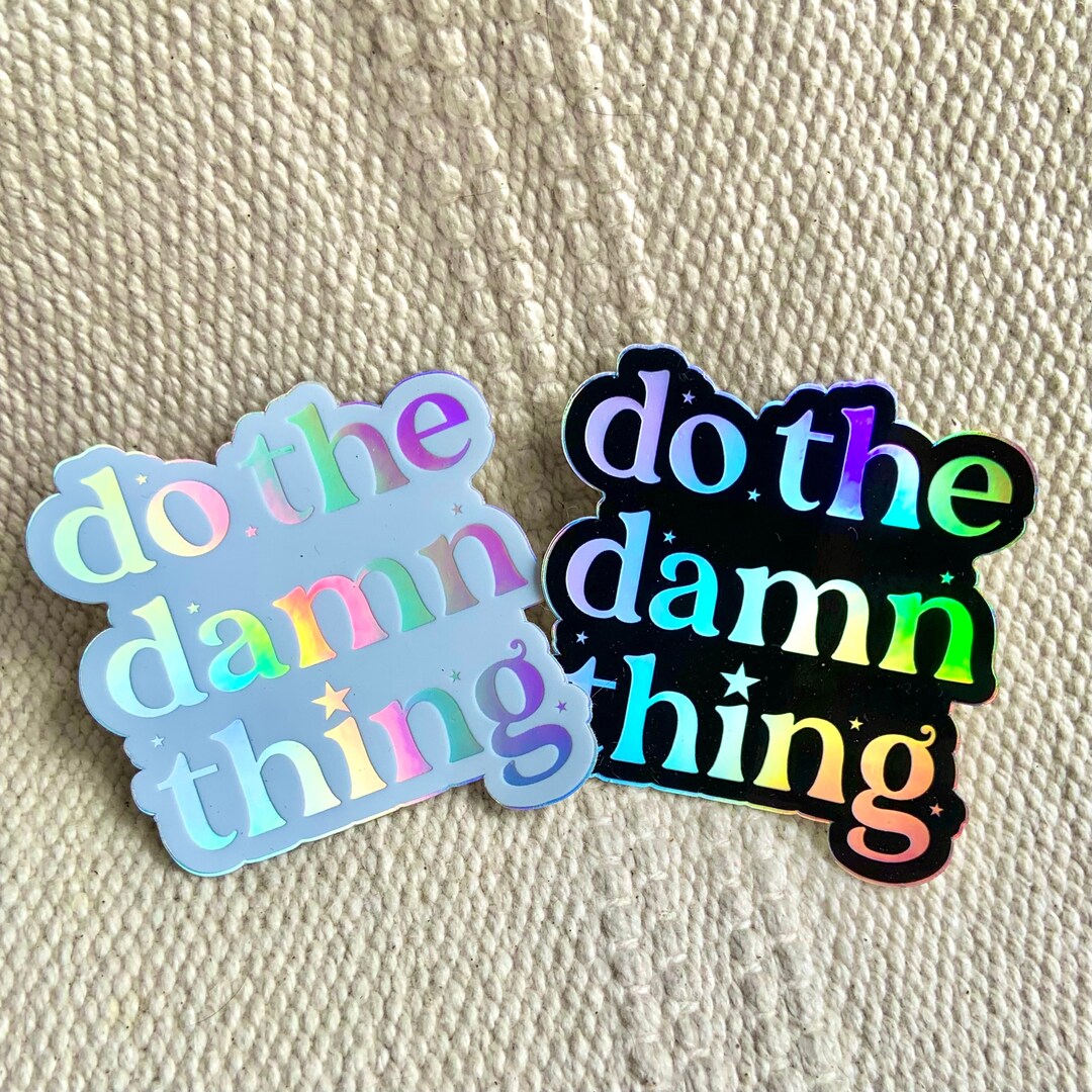 Vinyl Sticker, Holographic Sticker, Waterbottle Stickers, Hydroflask ...