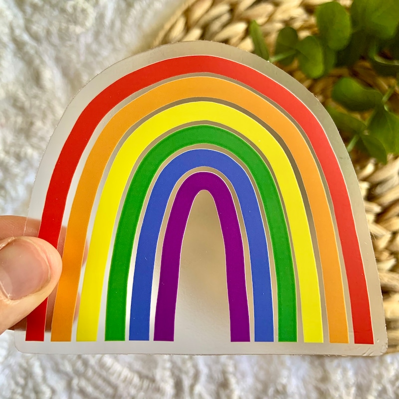 Rainbow Stickers - Etsy