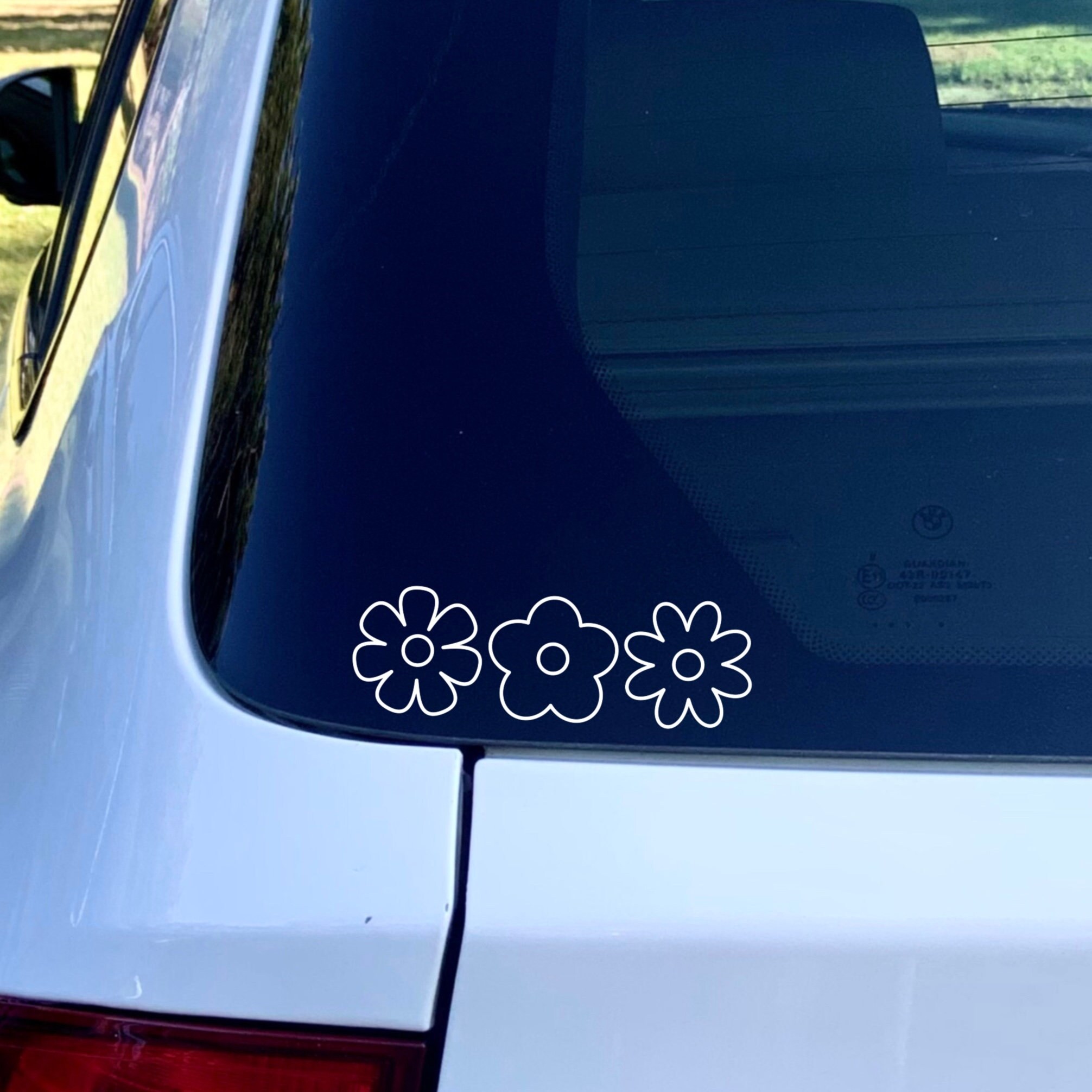 Flower Car Decal Vinyl Decal Car Window Sticker Vinyl - Etsy
