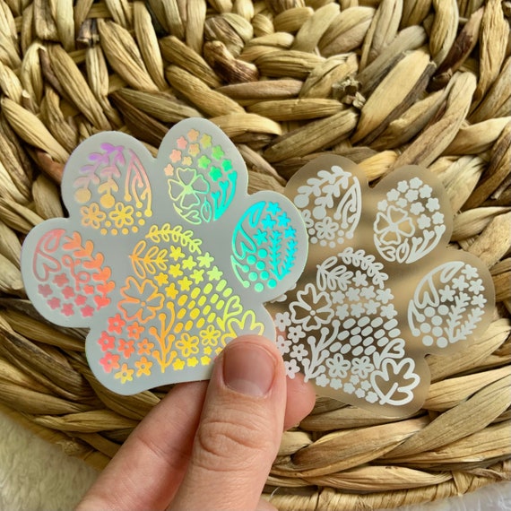 Vinyl Sticker Clear Sticker Holographic Sticker Hydroflask - Etsy