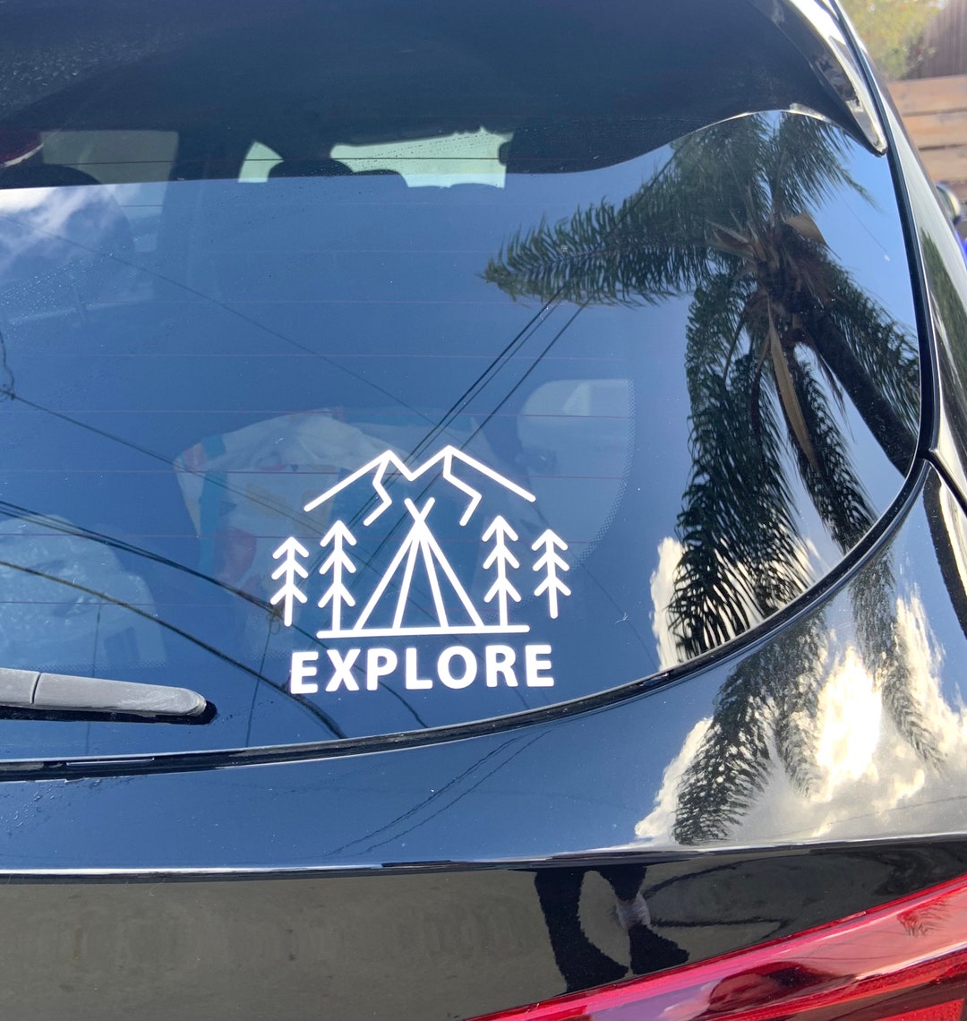 Car Decal for Women, Adventure Decal, Car Window Decal, Cute Window ...