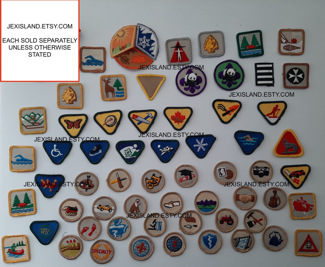 Vintage Scouts Canada Badges - Etsy Canada