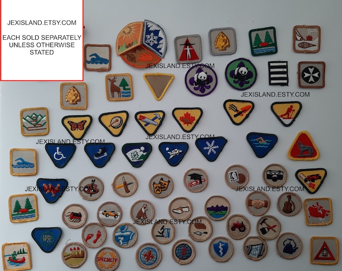 Alternative Scouting for Girls and Boys Merit Badges - SINGLE BADGES ...