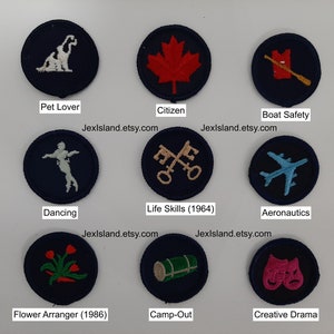 Vintage Girl Guides of Canada Badges - Etsy Canada