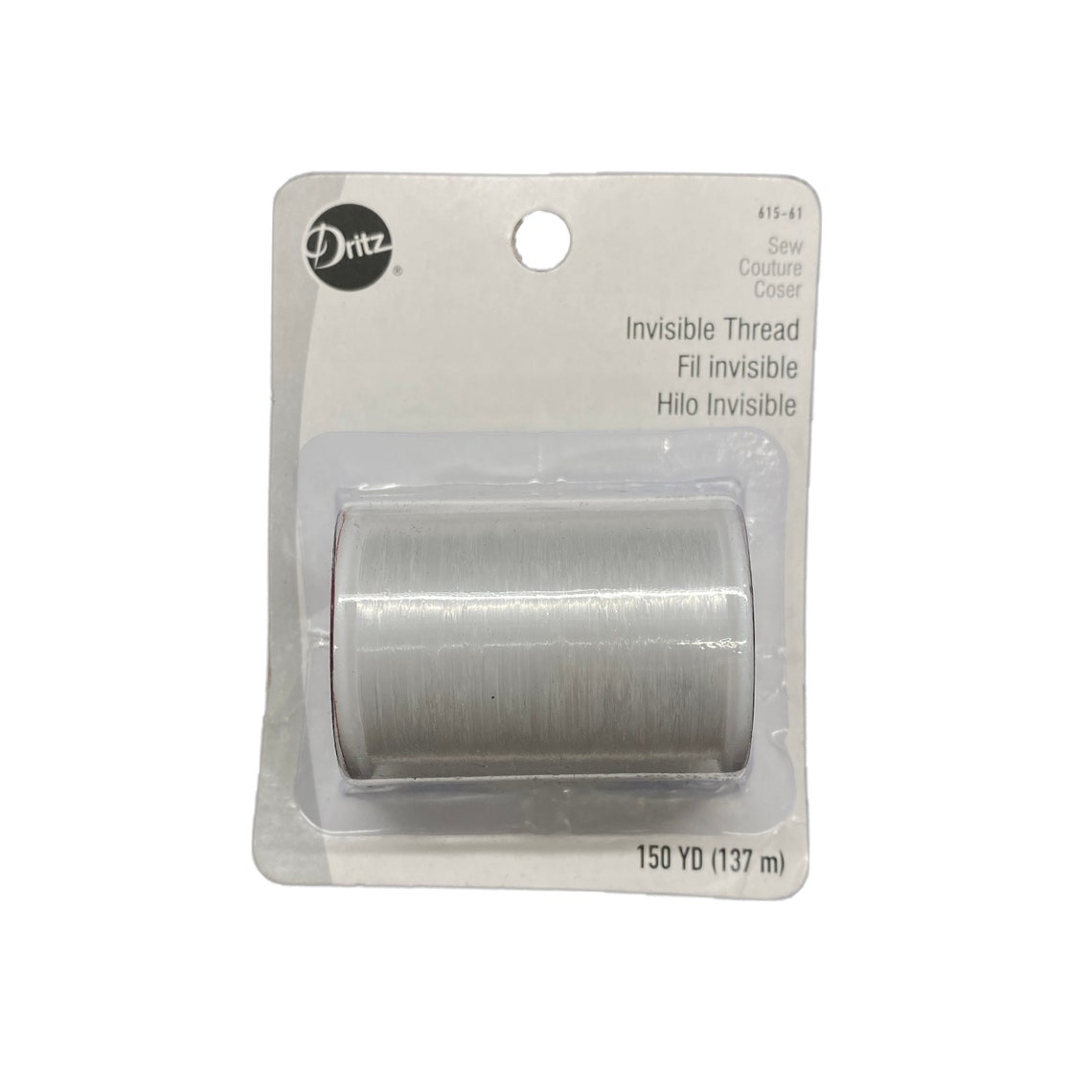 Invisible Thread for Sewing, 150 Yard on Spool, Dritz Invisible Thread ...
