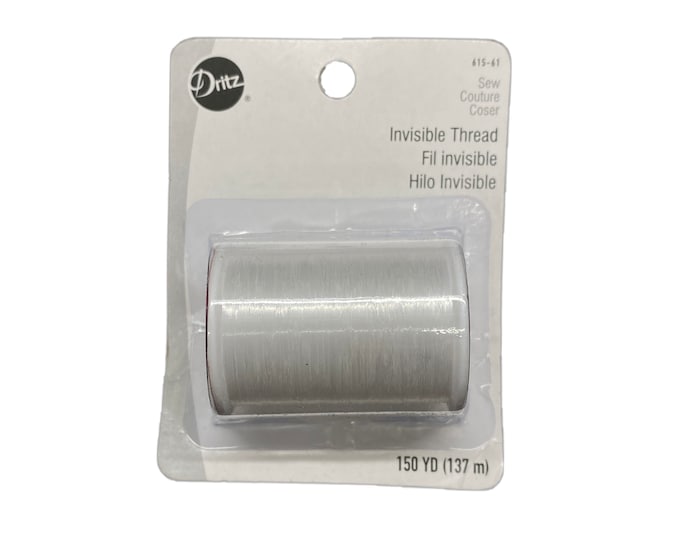 Invisible Thread for Sewing, 150 Yard on Spool, Dritz Invisible Thread ...