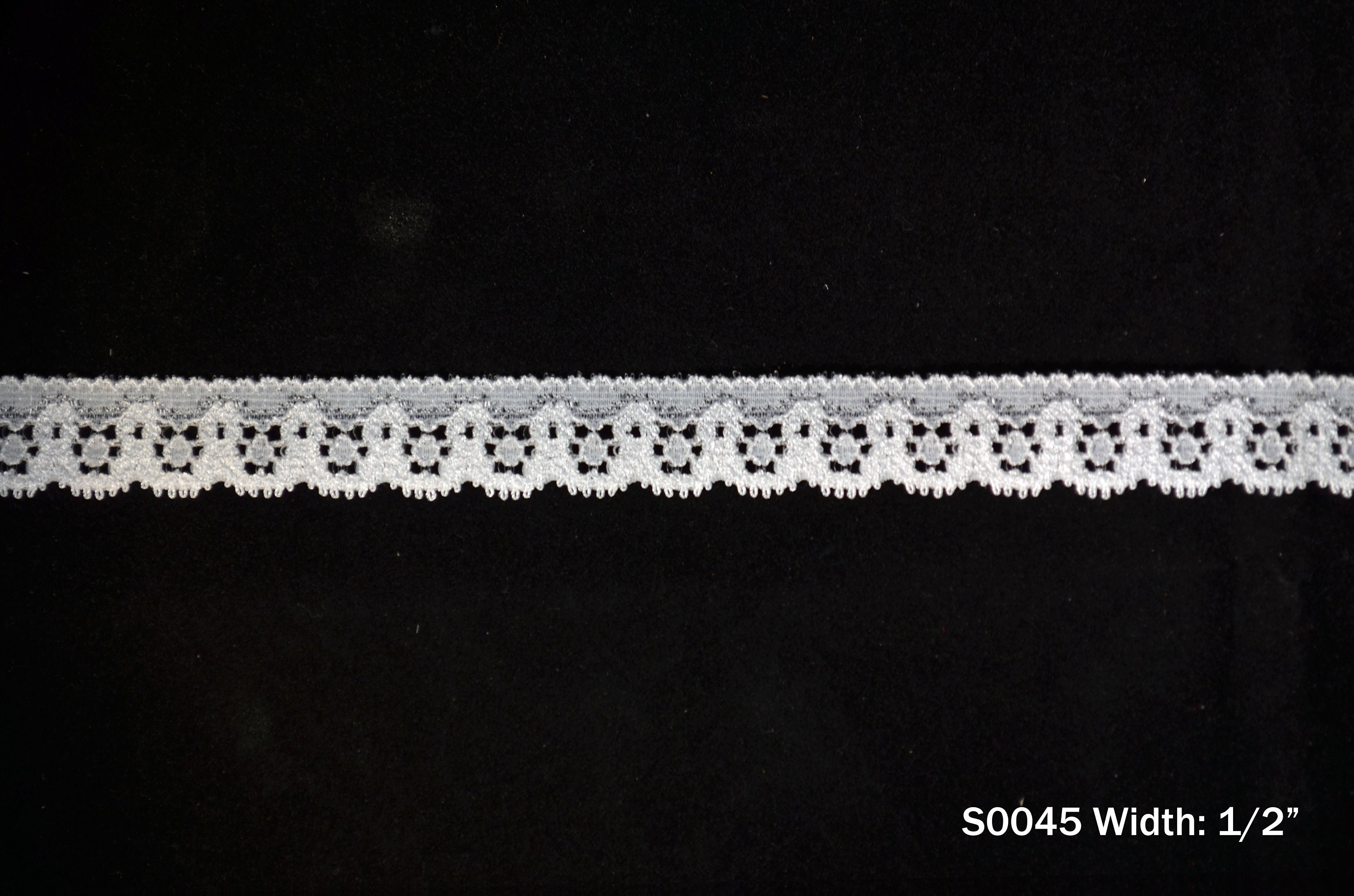 Lace Trim Stretchy White 1/2 Multiple Styles by - Etsy