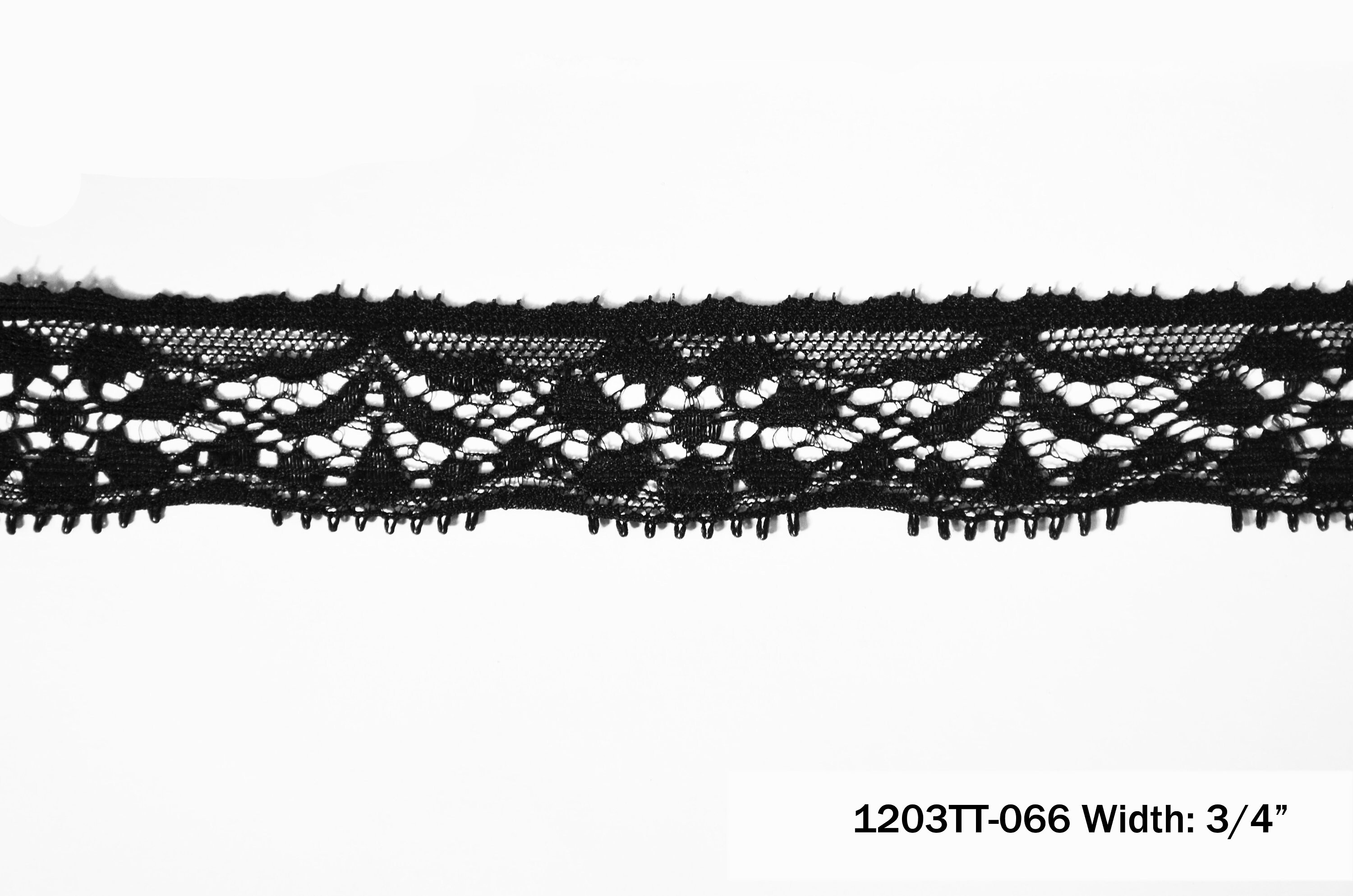 3/4" Lace Trim White/black - Multiple Styles by Yardage - Etsy