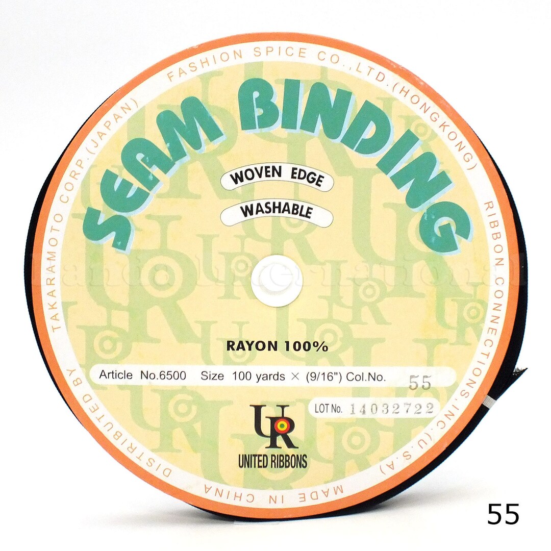 Woven Edge Seam Binding Ribbon 100% Rayon 1/2" 100 Yards - Etsy