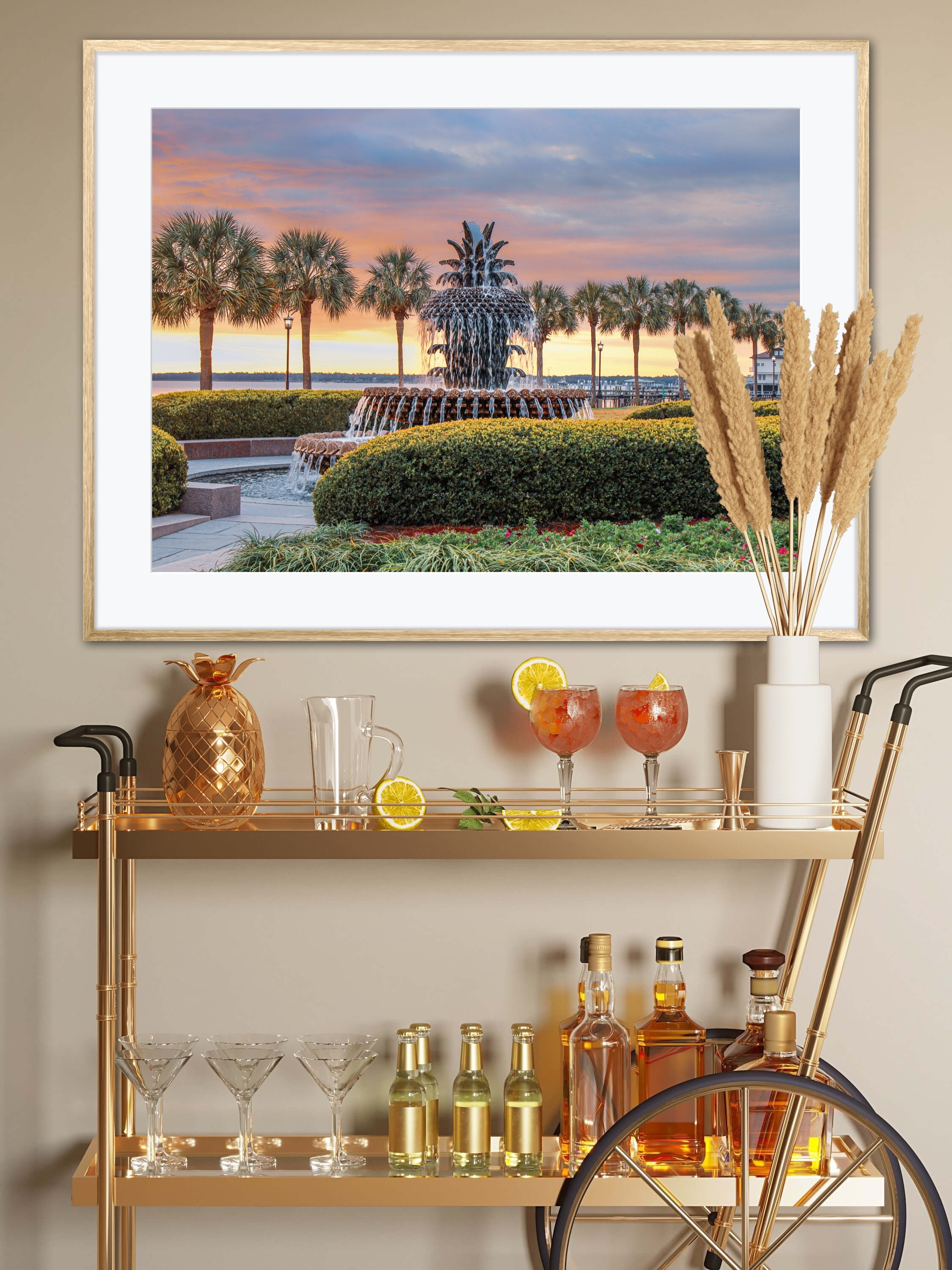 Fountain of Views - Pineapple Fountain - Sunrise - Charleston, South ...