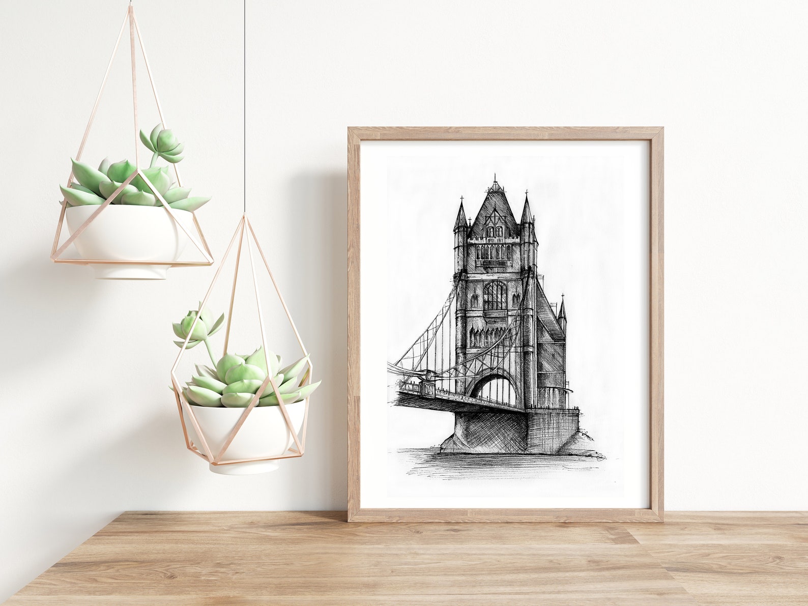 Tower Bridge Print Tower Bridge Illustration London Art - Etsy UK