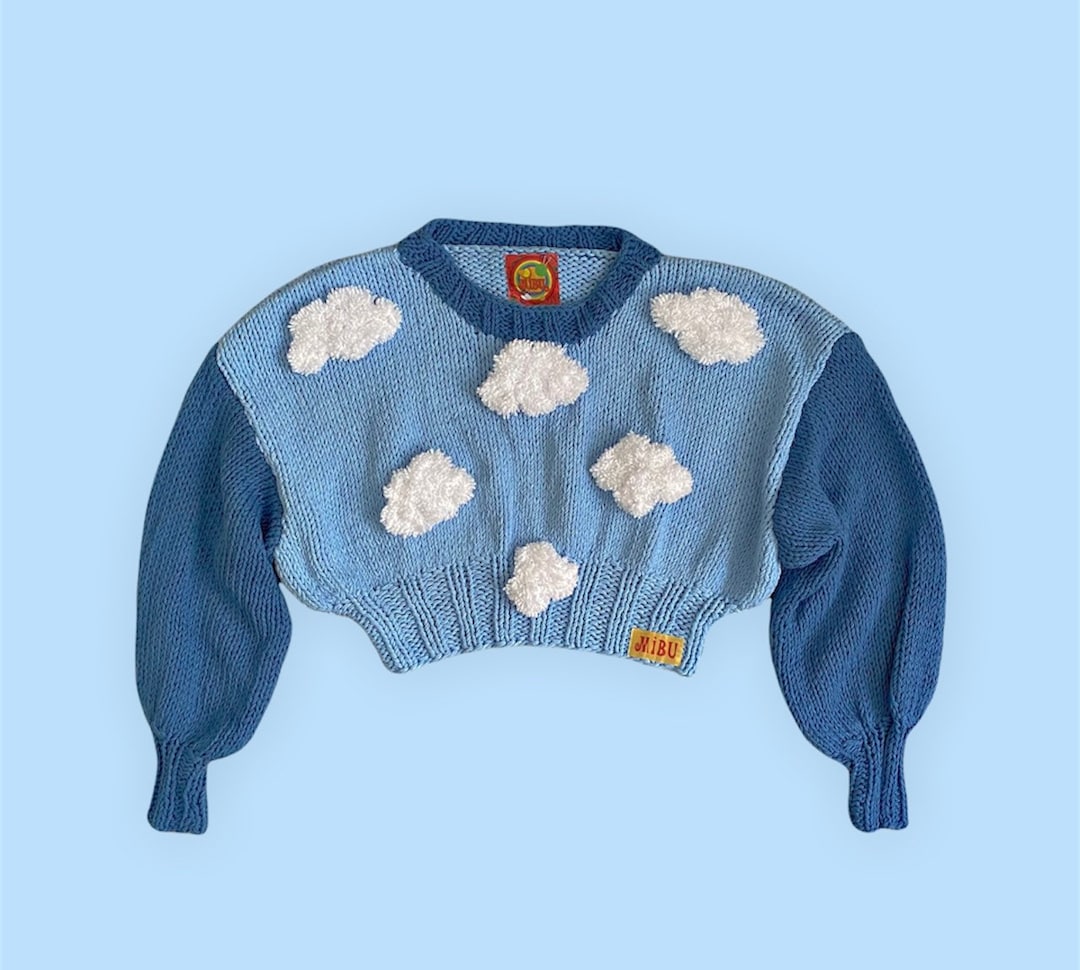 Cloud Knit Sweater, Chunky Knit Product ,handmade & Unique , 3D Fluffy ...