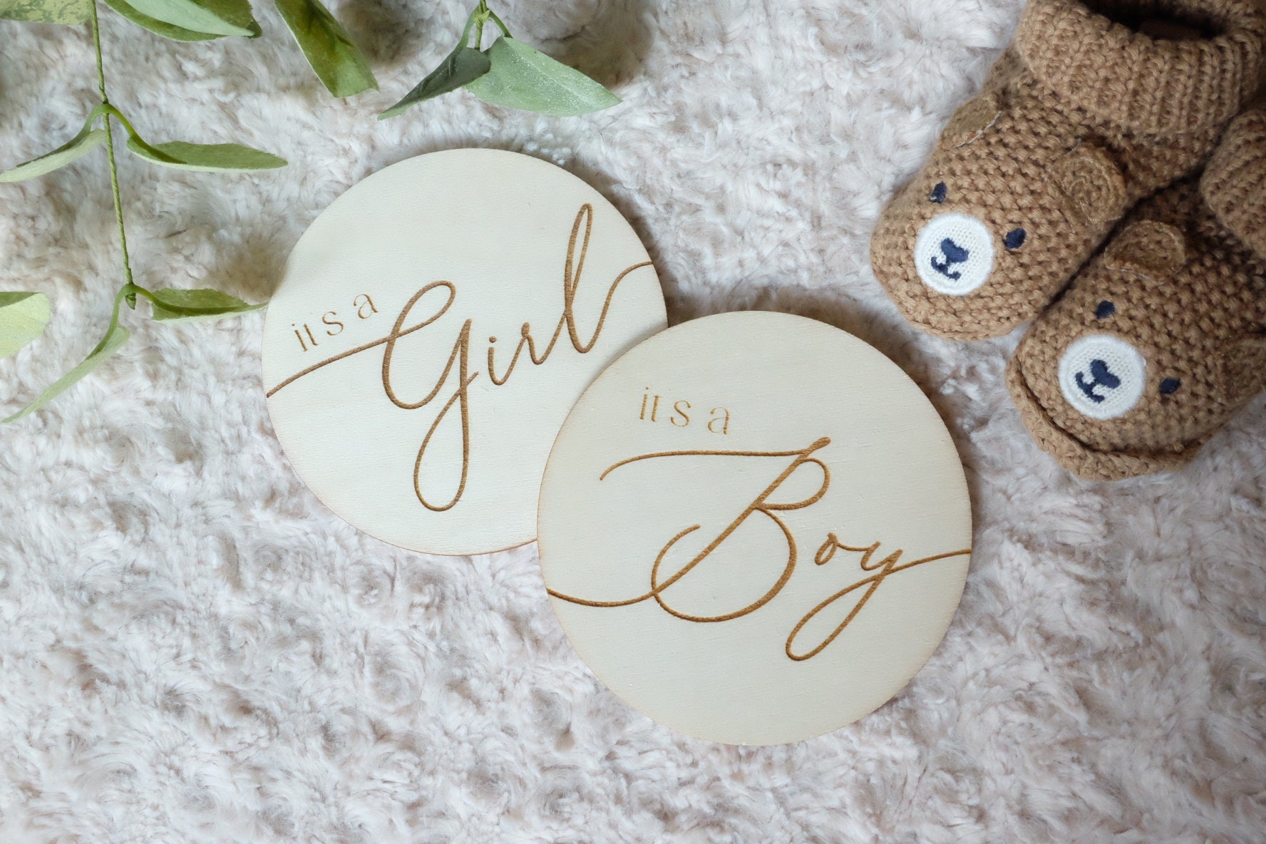 Gender Reveal Birth Sign Digital File Download It's a Boy It's a Girl ...