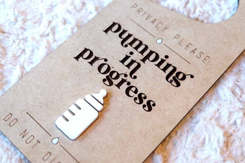 Pumping in Progress Door Hanger Digital File Download Nursing Sign ...