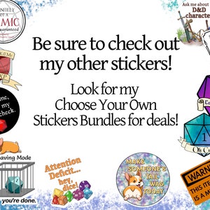 D&D Vinyl Sticker, Landscape D20, Mountain Background, Waterproof ...