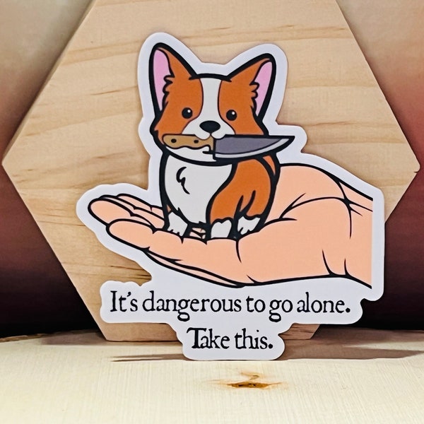Dog Knife Sticker - Etsy