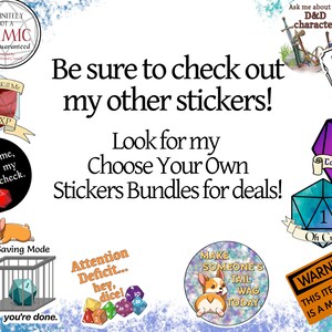 Chaotic Potato D&D Vinyl Sticker, Dishwasher Safe, Dungeons and Dragons ...