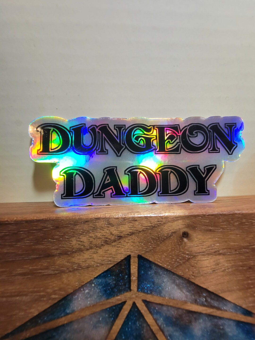 D&D Vinyl Sticker Dungeon Daddy, Holographic, Waterproof, Dungeons and ...