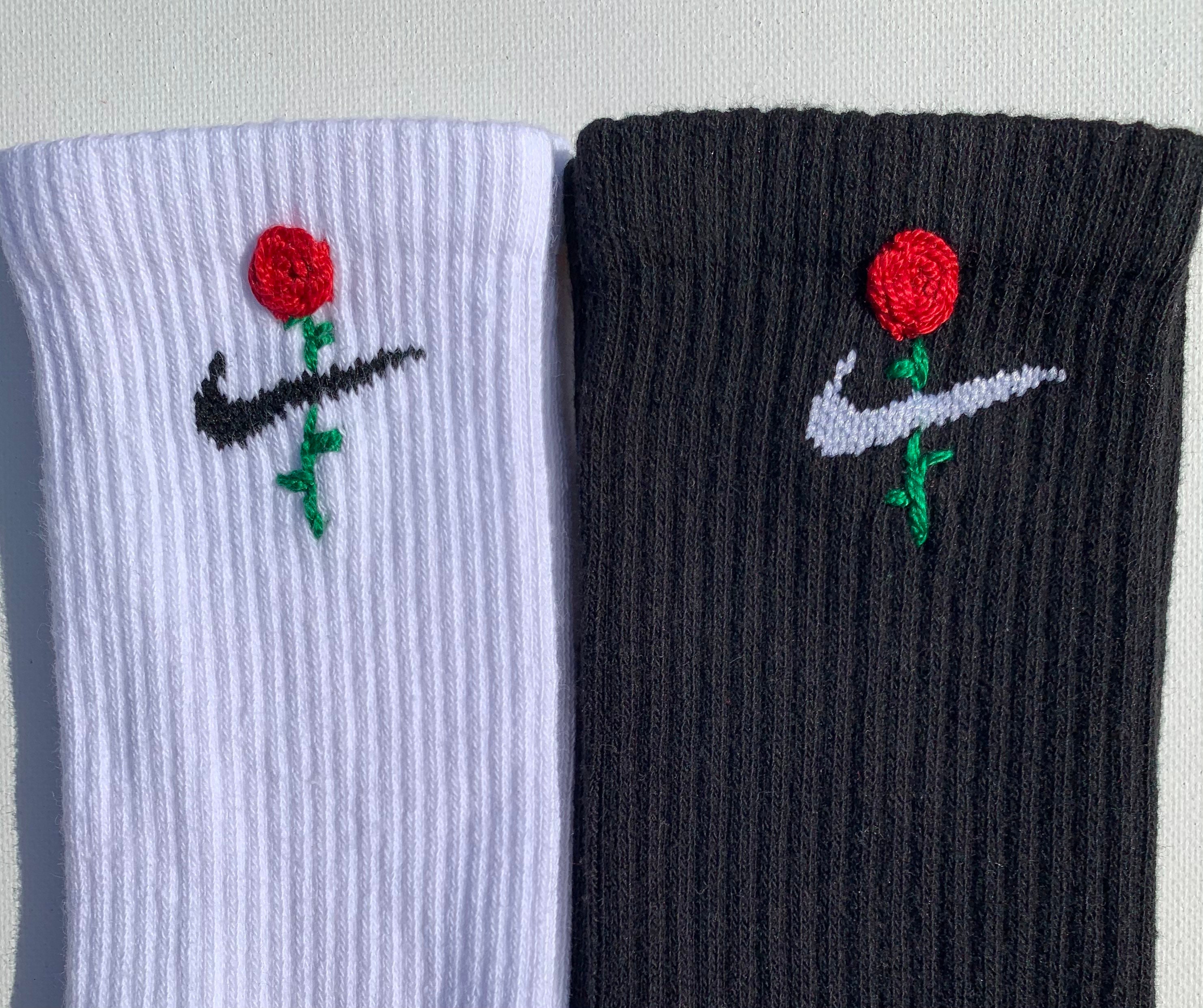 High rose Nike Crew High Socks by Sockem - Etsy