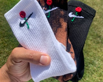 High rose Nike Crew High Socks by Sockem | Etsy