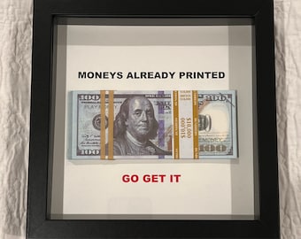 Money Picture Frame - Etsy