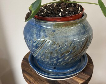 Handmade Ceramic Snail Planter-succulent Planter With Drain Hole and ...